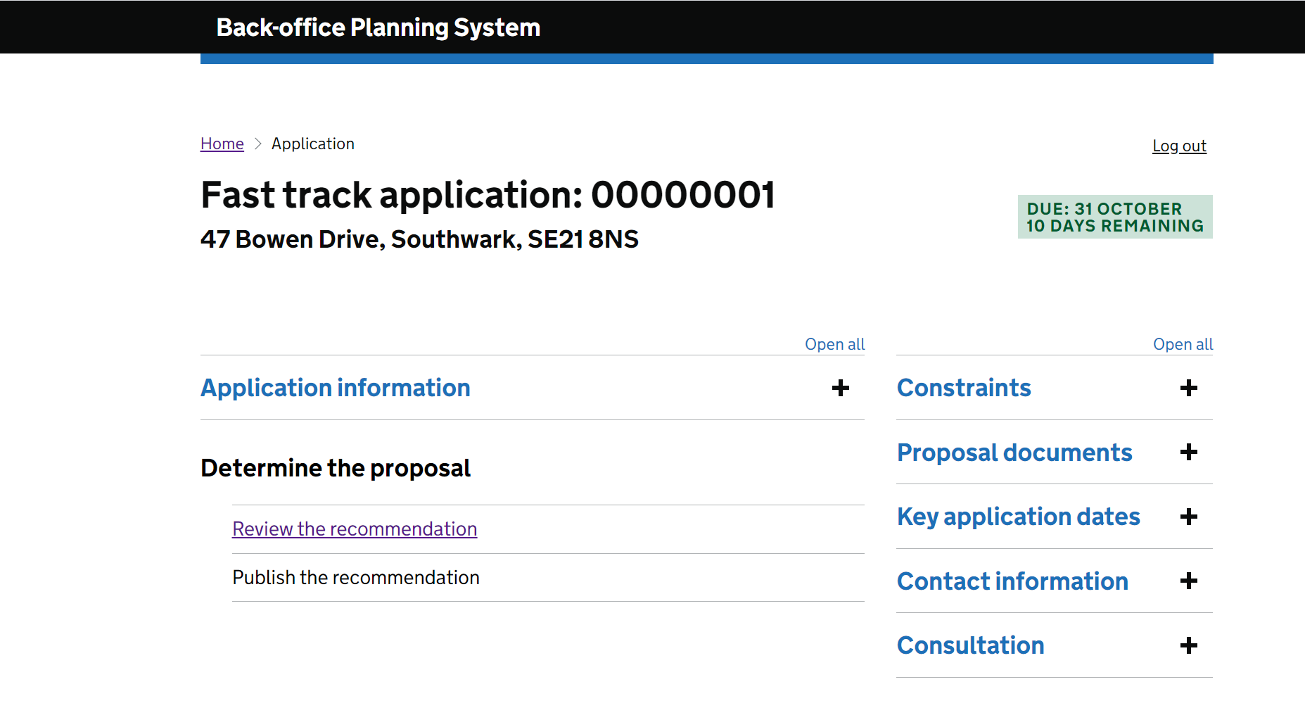 Back Office Planning System (BOPS) | Local Digital Funded Project